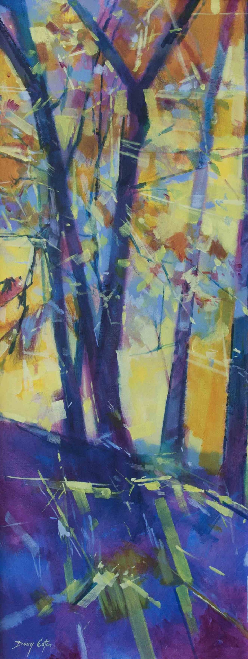 Morning light framed painting | Doug Eaton